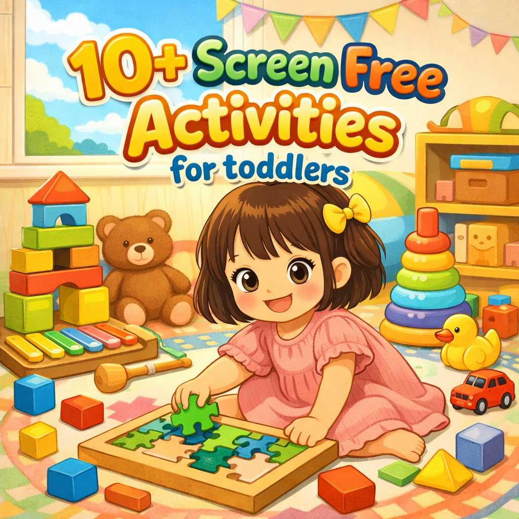 10+ Screen-Free Activities For Toddlers – Kidbea